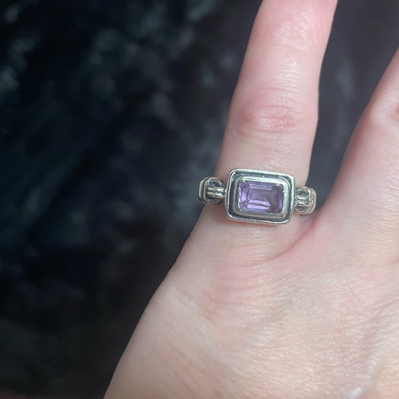 Silpada | Jewelry | Silpada Sterling Silver Amethyst Ring | Poshmark